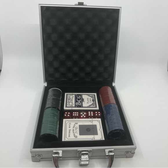 Other | New Sealed Poker Set Bcg Club Special No92 Chips Dice Playing ...